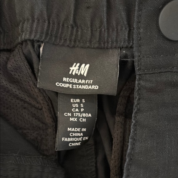 H&M | Pants | Hm Black And Tan Cargo Pants For Men | Poshmark